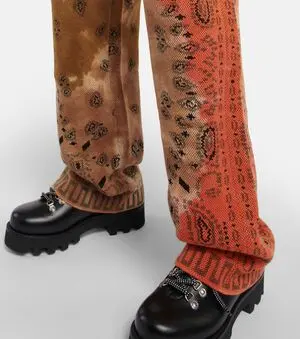 Alanui Tie-dye Cotton Pique Pants