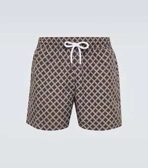 Frescobol Carioca Trelica Swim Trunks Brown