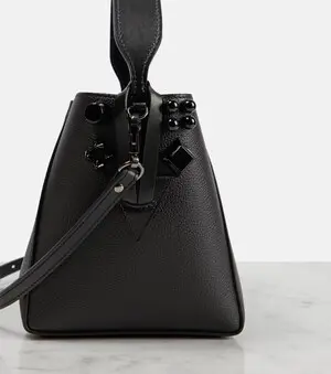 CHRISTIAN LOUBOUTIN Cabachic Mini Bucket Bag - Black