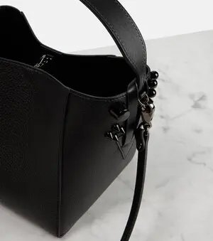 CHRISTIAN LOUBOUTIN Cabachic Mini Bucket Bag - Black