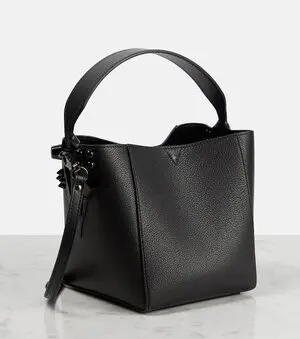 CHRISTIAN LOUBOUTIN Cabachic Mini Bucket Bag - Black