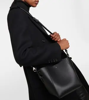 CHRISTIAN LOUBOUTIN Cabachic Mini Bucket Bag - Black