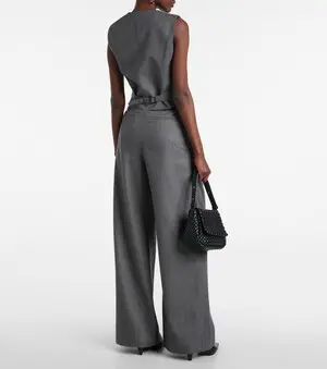 Wardrobe.NYC Single-breasted Virgin Wool Vest