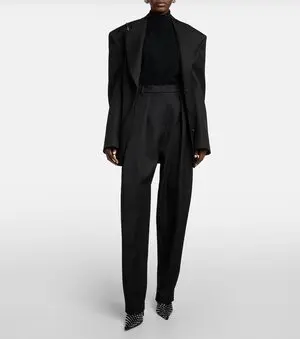 Magda Butrym High-rise Wool Tailored Trousers