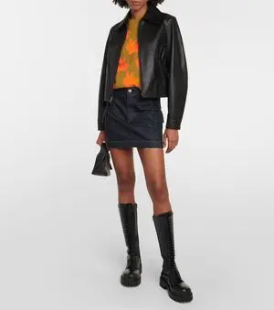 Ag X Emrata Colombo Cargo Miniskirt