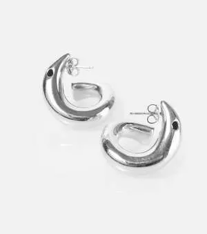 Bottega Veneta Sterling Hoop Earrings