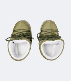 Moon Boot Icon Low Nylon Snow Boots - Green