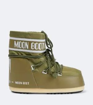 Moon Boot Icon Low Nylon Snow Boots - Green
