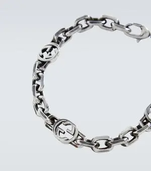 Gucci Interlocking G Bracelet In Sterling