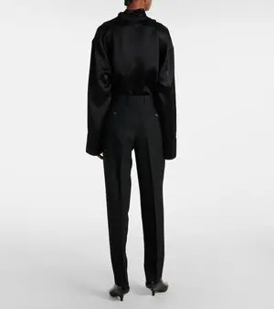 TOTEME Low-rise Straight Leg Trousers