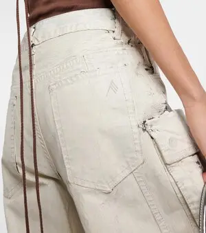Attico Fern Cargo Jeans - Multicoloured