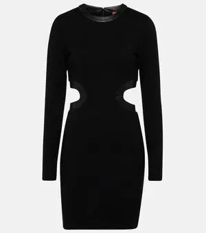 Staud Dolce Cutout Minidress - Black