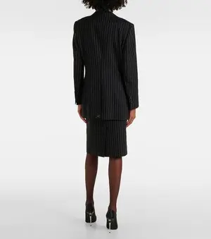 Dolce & Gabbana Pinstripe Virgin Wool Blazer