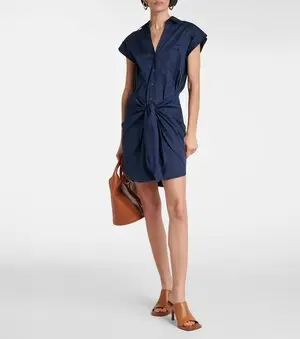 Veronica Beard Aimee Cotton-blend Shirt Dress