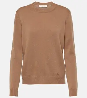 Valentino Garavani Cashmere Sweater With Embroidered Detail