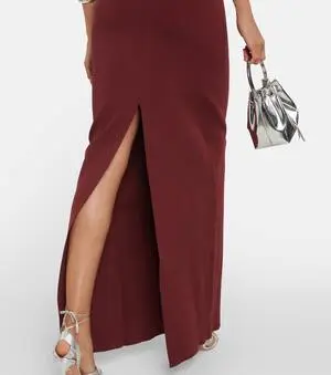 Roland Mouret Asymmetrical Cutout Maxi Dress