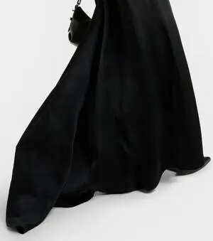 Brunello Cucinelli Satin Maxi Skirt