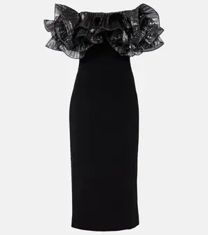 Rebecca Vallance Frill Cocktail Dresses