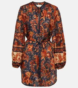 Zimmermann Junie Floral Silk Blouse - Multicoloured