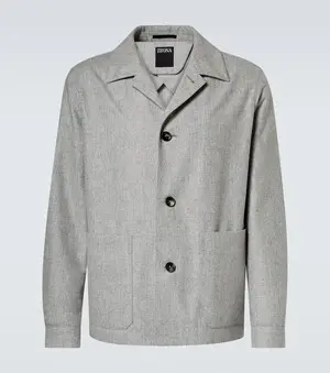 Zegna Alpe Wool Jacket - Grey