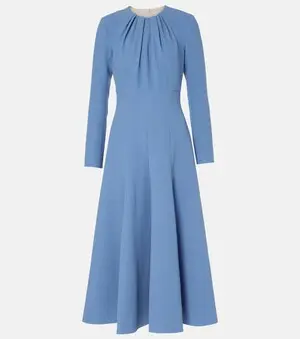 EMILIA WICKSTEAD Belgium Pleated Midi Dress