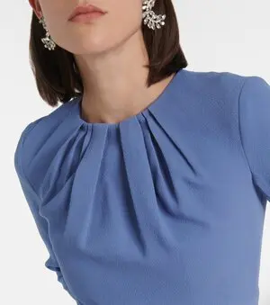 EMILIA WICKSTEAD Belgium Pleated Midi Dress