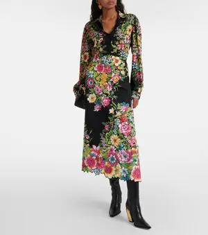 Etro Printed Silk Shirt