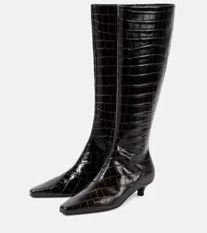 TOTEME Knee-high Leather Boots - Brown