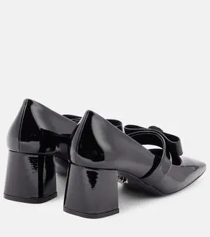 Versace Ribbon 55 Leather Pumps