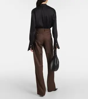 Magda Butrym Wool Wide-leg Trousers