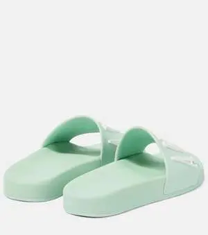 Amiri Logo Rubber Slides