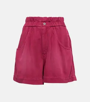 MARANT ETOILE Titea" Raspberry Viscose Shorts