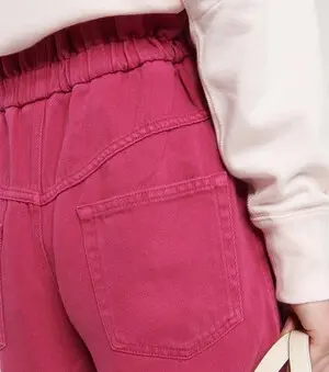 MARANT ETOILE Titea" Raspberry Viscose Shorts