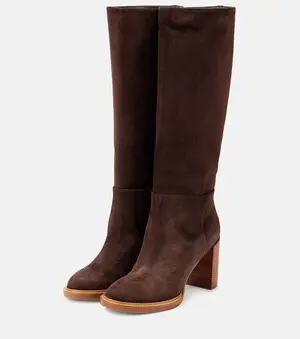 Gabriela Hearst Bocca Suede Knee-high Boots - Brown