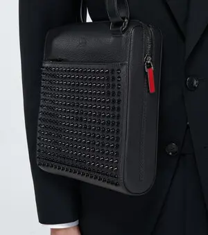 CHRISTIAN LOUBOUTIN Benech Reporter Bag With Studded Detail