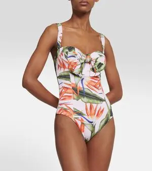 ALEXANDRA MIRO Carla Floral Printed One-piece Swimsuit