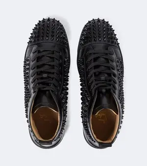 CHRISTIAN LOUBOUTIN Louis Spikes High Top Sneakers
