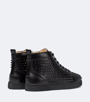 CHRISTIAN LOUBOUTIN Louis Spikes High Top Sneakers