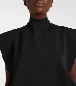 Alaïa Wool Bodysuit - Black
