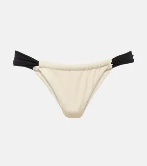 SAME 90s Colourblocked Bikini Bottoms - Black