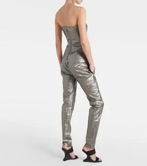 Rick Owens Lido Coated Denim Corset