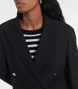 Polo Ralph Lauren Double-breasted Wool-blend Blazer