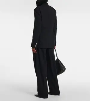 Polo Ralph Lauren Double-breasted Wool-blend Blazer