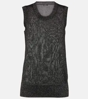 JOSEPH Grizzly Jersey Tank Top - Black