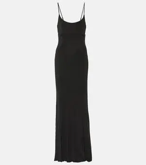 Staud Lauren Jersey Maxi Dress - Black