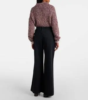 FRAME Easy Wide Flare High-rise Flared Jeans