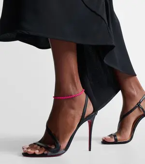 EERA Giada 18kt White Gold Anklet - Pink