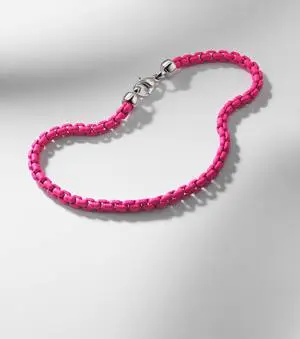 EERA Giada 18kt White Gold Anklet - Pink