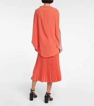MAISON MARGIELA Draped Satin Top