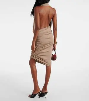 Magda Butrym Open-back Jersey Midi Dress